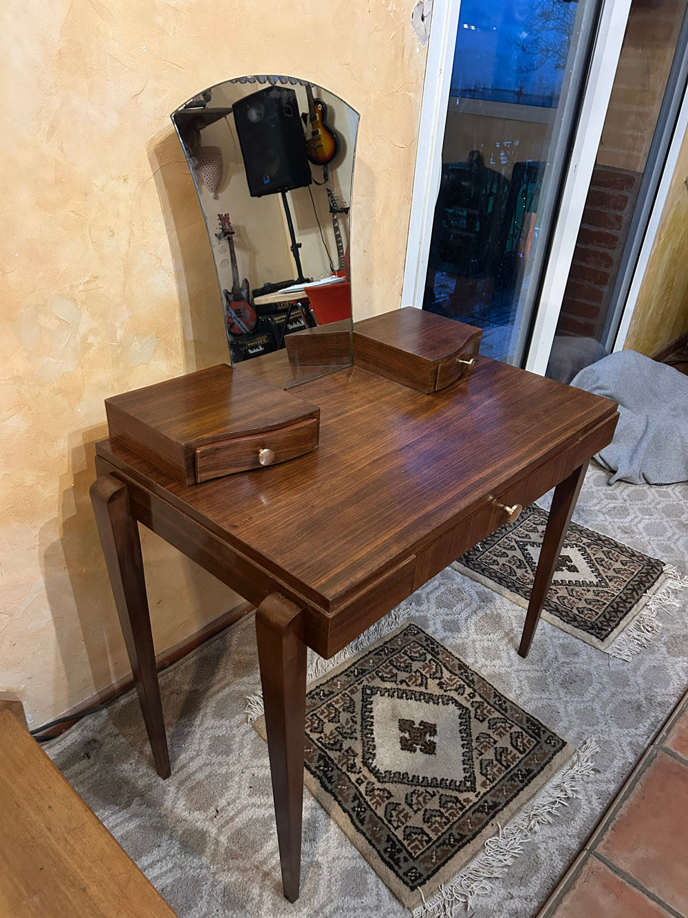 Coiffeuse Art Deco 1920/930-Meuble ancien-Brocantetendance