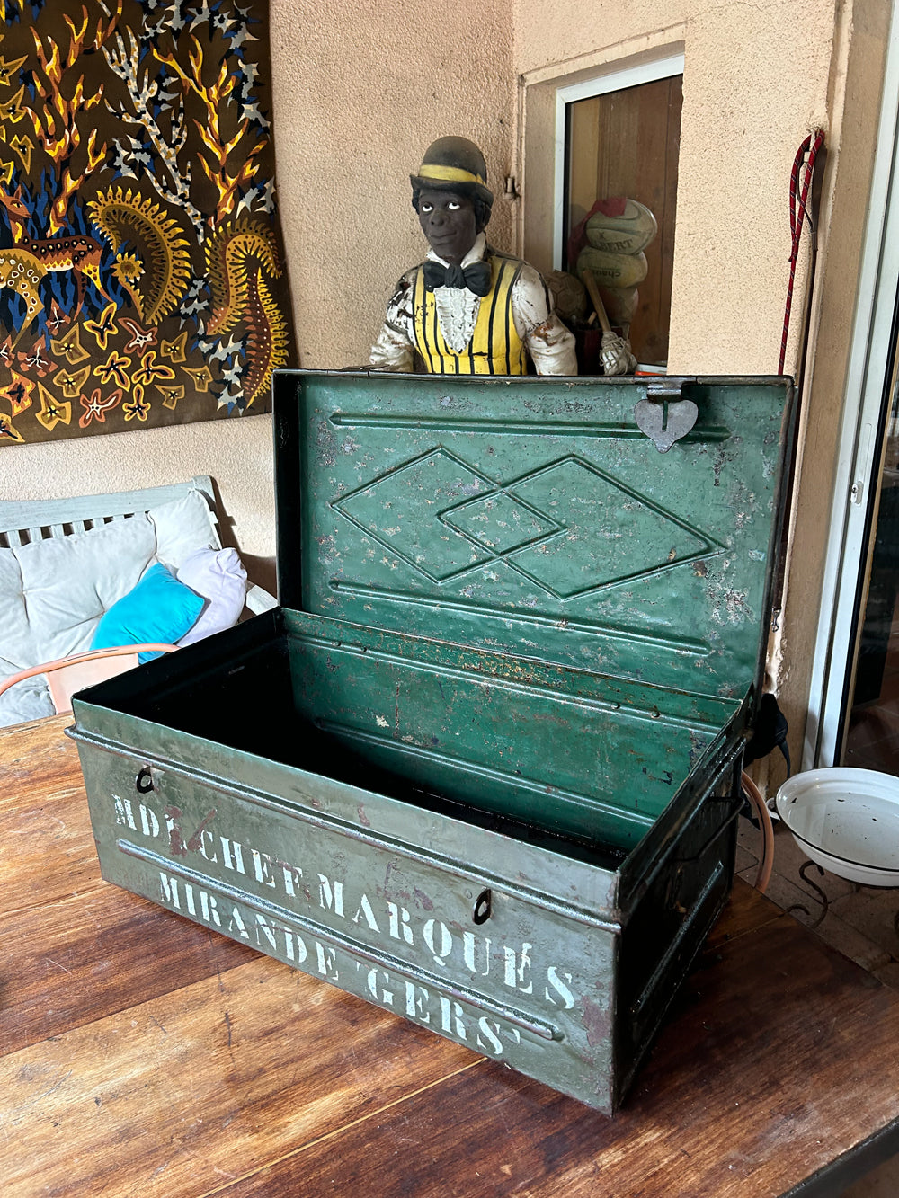 Malle cantine Militaire 1950/60 objet vintage rétro – BROCANTETENDANCE